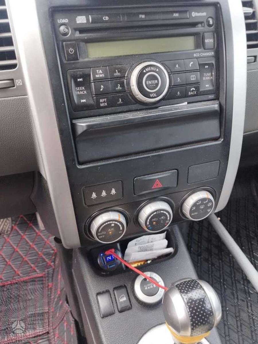 Pelēks Nissan X-Trail 2008 Utena, ar dzinēja tilpumu 2.00 L un nobraukumu 279 tūkst. km par 4299 €, foto 23 vietnē AUTOMOTO.COM.LV