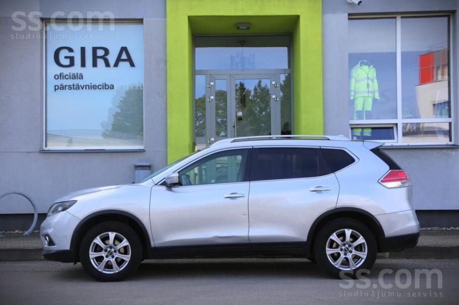 Grey Nissan X-Trail 2014 in Riga, with an engine capacity of 1.60 L and mileage of 342 thousand km for 6495 €, photo 3 on AUTOMOTO.COM.LV