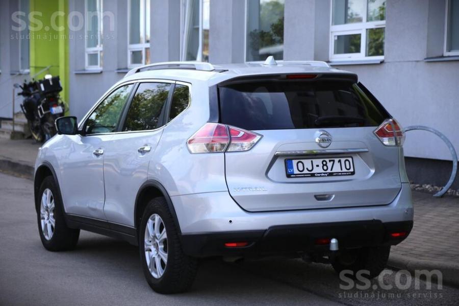 Grey Nissan X-Trail 2014 in Riga, with an engine capacity of 1.60 L and mileage of 342 thousand km for 6495 €, photo 6 on AUTOMOTO.COM.LV