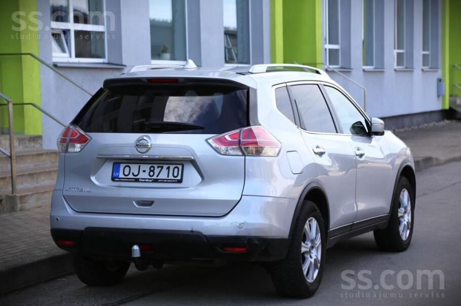 Grey Nissan X-Trail 2014 in Riga, with an engine capacity of 1.60 L and mileage of 342 thousand km for 6495 €, photo 7 on AUTOMOTO.COM.LV