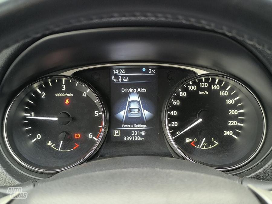 Grey Nissan X-Trail 2015 in Vilnius, with an engine capacity of 1.60 L and mileage of 340 thousand km for 6999 €, photo 25 on AUTOMOTO.COM.LV