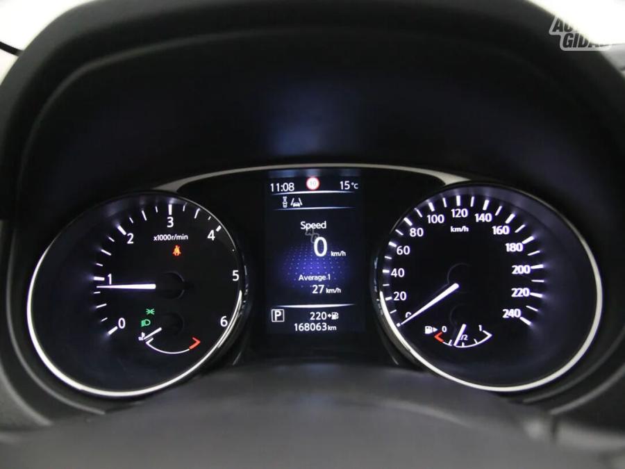 Grey Nissan X-Trail 2015 in Vilnius, with an engine capacity of 1.60 L and mileage of 168 thousand km for 10699 €, photo 19 on AUTOMOTO.COM.LV