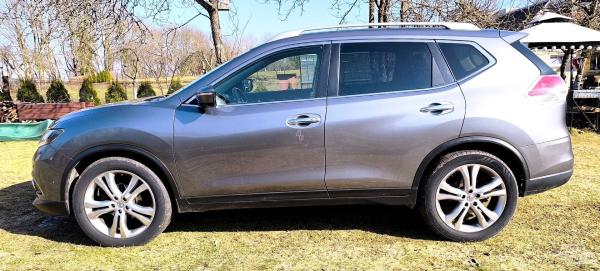 Grey Nissan X-Trail 2015 in Vilnius, with an engine capacity of 1.60 L and mileage of 343 thousand km for 6500 €, photo 8 on AUTOMOTO.COM.LV