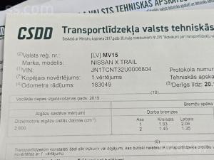 Grey Nissan X-Trail 2015 in Riga, with an engine capacity of 1.60 L and mileage of 186 thousand km for 7400 €, photo 20 on AUTOMOTO.COM.LV
