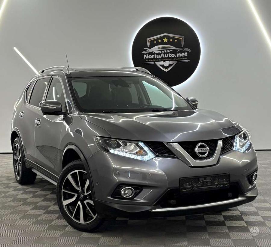 Pelēks Nissan X-Trail 2015 Marijampole, ar dzinēja tilpumu 1.60 L un nobraukumu 190 tūkst. km par 10750 €, foto 1 vietnē AUTOMOTO.COM.LV