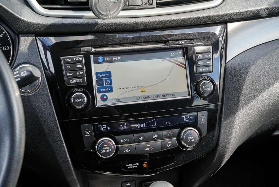 Grey Nissan X-Trail 2015 in Kaunas, with an engine capacity of 2.49 L and mileage of 128 thousand km for 9750 €, photo 17 on AUTOMOTO.COM.LV