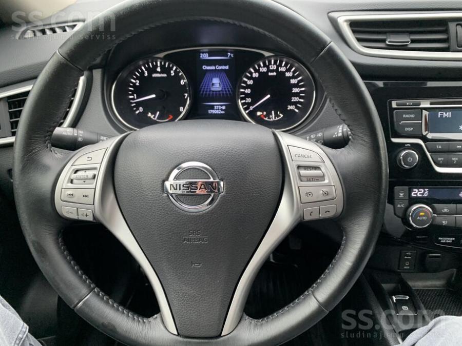 Pelēks Nissan X-Trail 2016 Rīga, ar dzinēja tilpumu 1.60 L un nobraukumu 179 tūkst. km par 8500 €, foto 12 vietnē AUTOMOTO.COM.LV