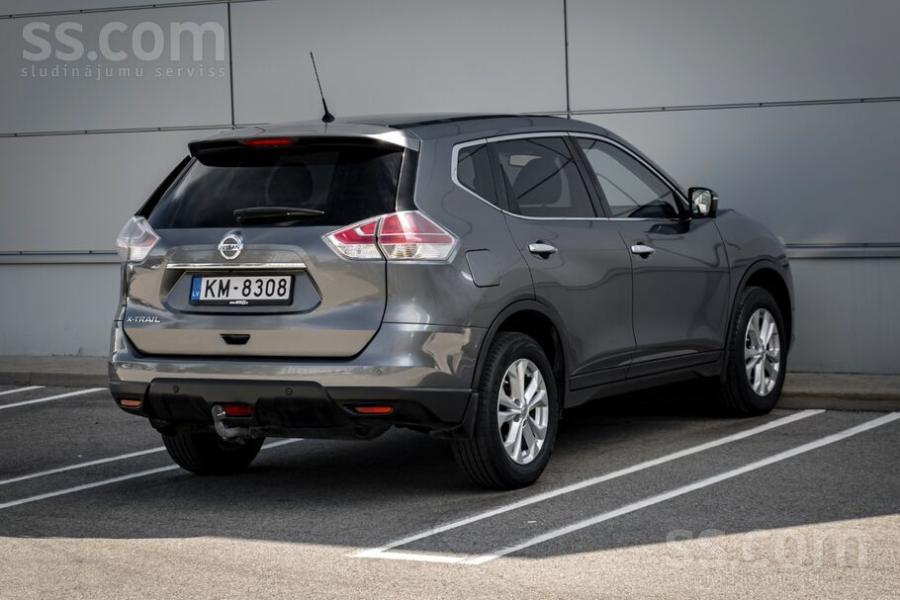 Pelēks Nissan X-Trail 2016 Rīga, ar dzinēja tilpumu 1.60 L un nobraukumu 156 tūkst. km par 9995 €, foto 5 vietnē AUTOMOTO.COM.LV
