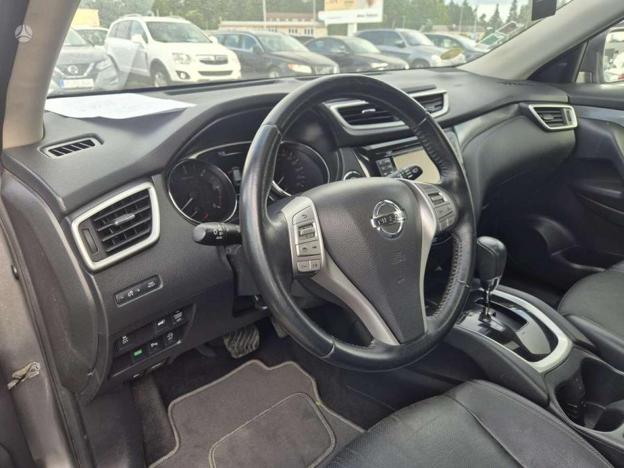 Grey Nissan X-Trail 2016 in Utena, with an engine capacity of 1.60 L and mileage of 127 thousand km for 8500 €, photo 17 on AUTOMOTO.COM.LV