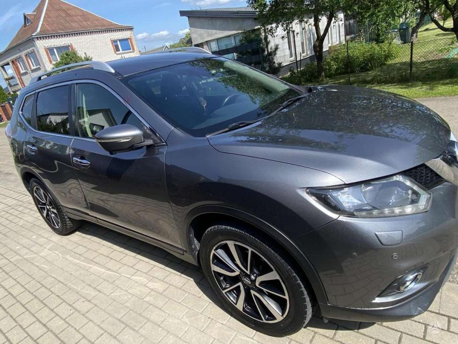 Pelēks Nissan X-Trail 2016 Marijampole, ar dzinēja tilpumu 1.60 L un nobraukumu 368 tūkst. km par 7777 €, foto 1 vietnē AUTOMOTO.COM.LV
