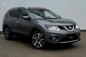 Pelēks Nissan X-Trail 2016 Kretinga, ar dzinēja tilpumu 1.60 L un nobraukumu 202 tūkst. km par 10399 €, foto  vietnē AUTOMOTO.COM.LV