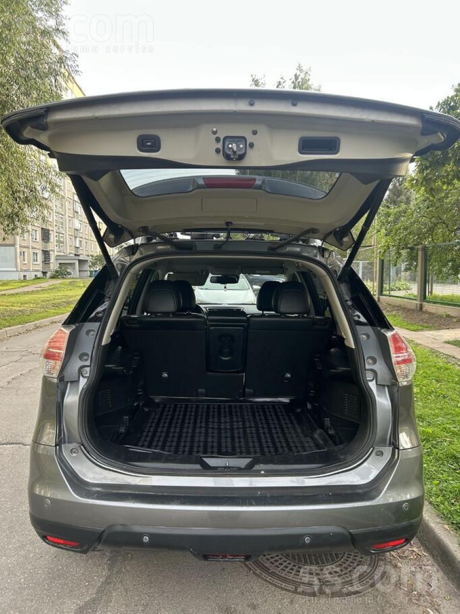Pelēks Nissan X-Trail 2016 Rīga, ar dzinēja tilpumu 1.60 L un nobraukumu 163 tūkst. km par 9800 €, foto 17 vietnē AUTOMOTO.COM.LV
