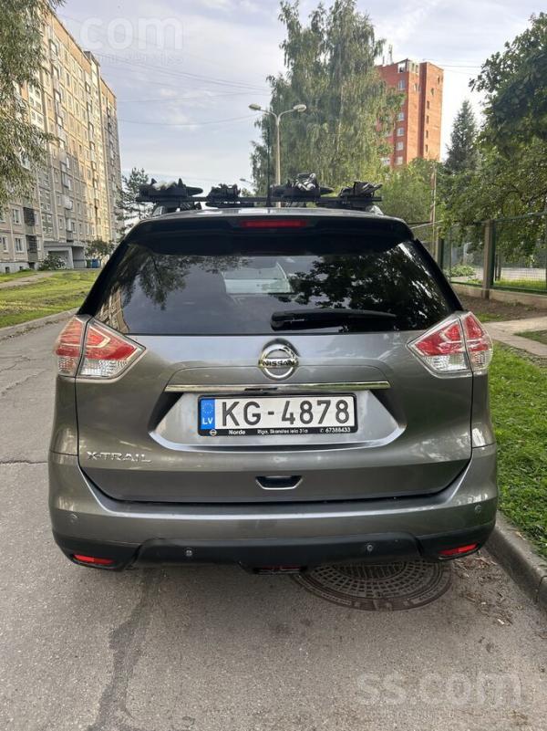 Pelēks Nissan X-Trail 2016 Rīga, ar dzinēja tilpumu 1.60 L un nobraukumu 163 tūkst. km par 9800 €, foto 7 vietnē AUTOMOTO.COM.LV