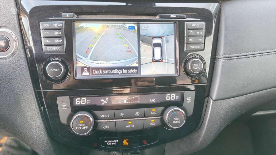 Grey Nissan X-Trail 2017 in Vilnius, with an engine capacity of 2.49 L and mileage of 121 thousand km for 12900 €, photo 20 on AUTOMOTO.COM.LV