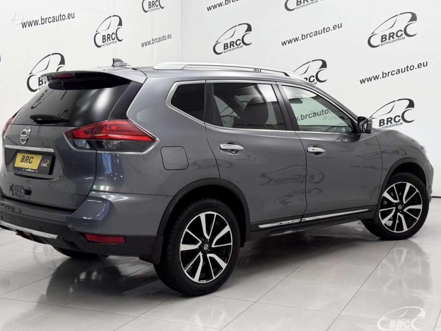 Grey Nissan X-Trail 2018 in Vilnius, with an engine capacity of 2.00 L and mileage of 106 thousand km for 13500 €, photo 4 on AUTOMOTO.COM.LV