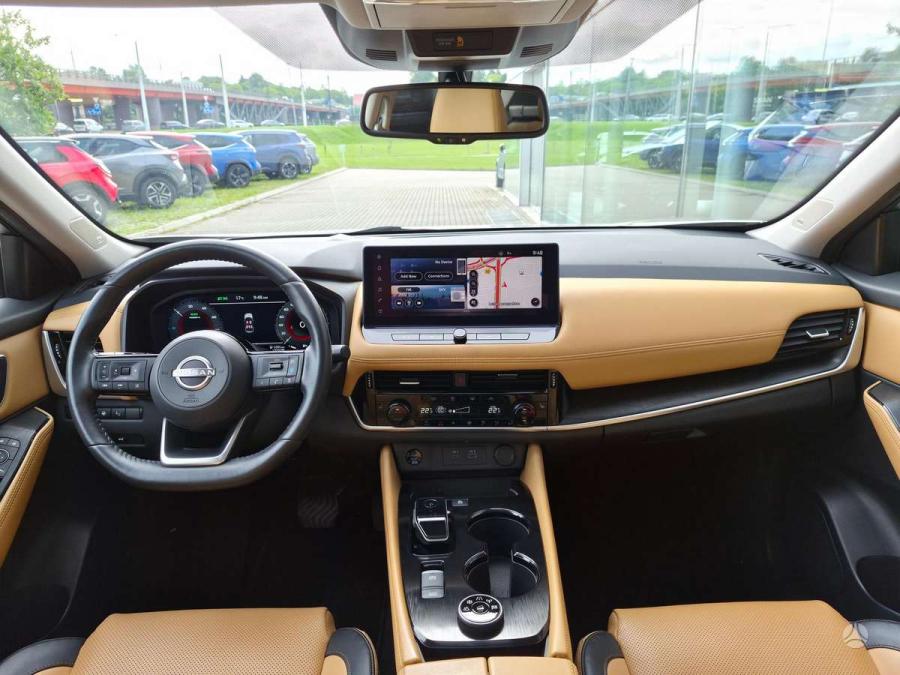 Grey Nissan X-Trail 2023 in Vilnius, with an engine capacity of 1.50 L and mileage of 63 thousand km for 34500 €, photo 14 on AUTOMOTO.COM.LV