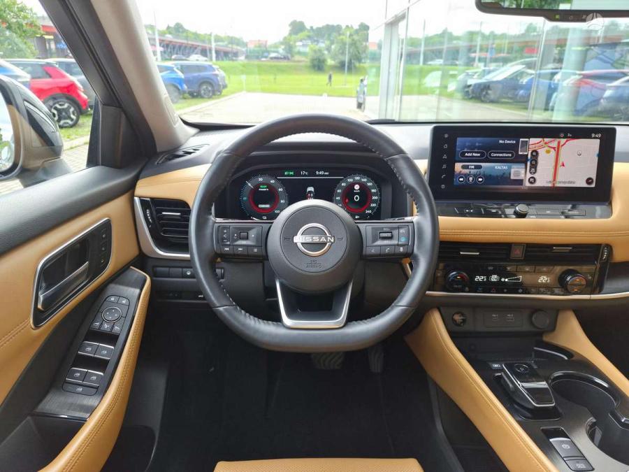 Grey Nissan X-Trail 2023 in Vilnius, with an engine capacity of 1.50 L and mileage of 63 thousand km for 34500 €, photo 15 on AUTOMOTO.COM.LV