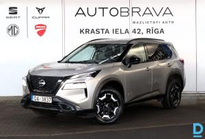 Pelēks Nissan X-Trail 2024 Rīga, ar dzinēja tilpumu 1.50 L un nobraukumu 35 tūkst. km par 36900 €, foto  vietnē AUTOMOTO.COM.LV