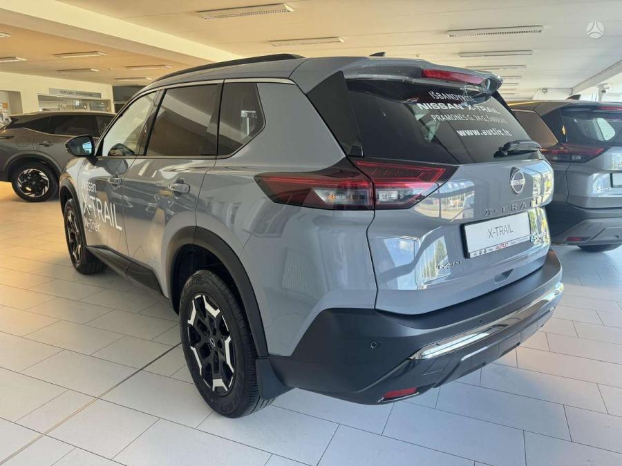 Pelēks Nissan X-Trail 2024 Šauļi, ar dzinēja tilpumu 1.50 L un nobraukumu 13 tūkst. km par 39600 €, foto 4 vietnē AUTOMOTO.COM.LV