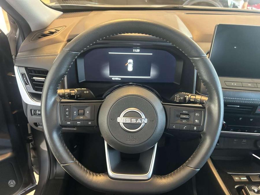 Pelēks Nissan X-Trail 2024 Šauļi, ar dzinēja tilpumu 1.47 L un nobraukumu 42 tūkst. km par 29400 €, foto 21 vietnē AUTOMOTO.COM.LV