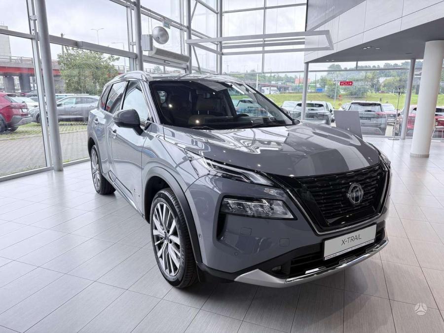 Pelēks Nissan X-Trail 2025 Viļņa, ar dzinēja tilpumu 1.50 L un nobraukumu 0 tūkst. km par 48900 €, foto 7 vietnē AUTOMOTO.COM.LV