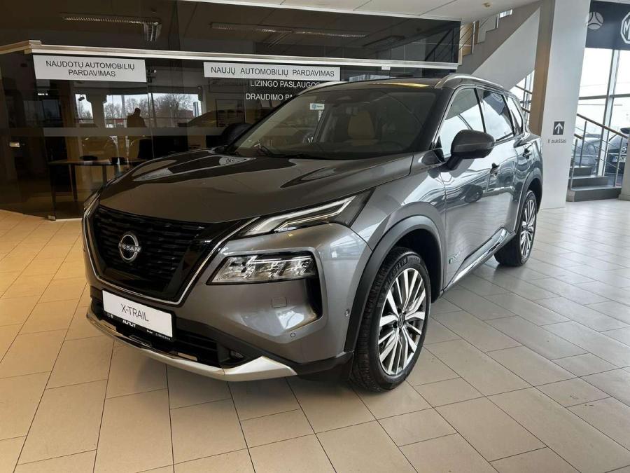 Pelēks Nissan X-Trail 2026 Šauļi, ar dzinēja tilpumu 1.50 L un nobraukumu 6 tūkst. km par 47490 €, foto 1 vietnē AUTOMOTO.COM.LV