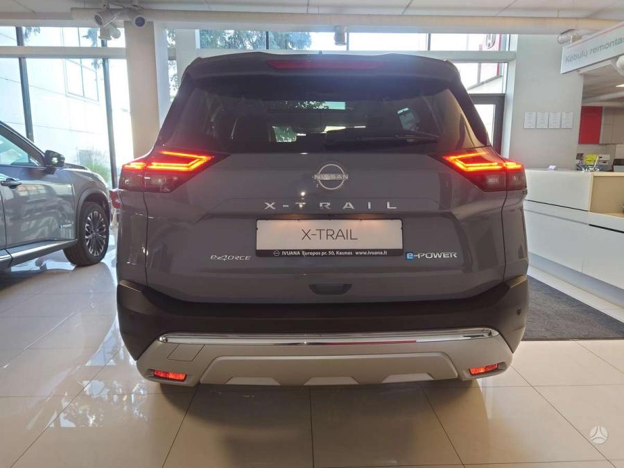 Grey Nissan X-Trail 2026 in Kaunas, with an engine capacity of 1.50 L and mileage of 0 thousand km for 47490 €, photo 7 on AUTOMOTO.COM.LV