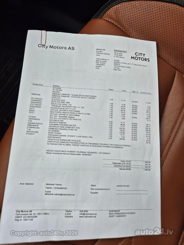 Oranžs Nissan X-Trail 2018 Tartu, ar dzinēja tilpumu 2.00 L un nobraukumu 159 tūkst. km par 16790 €, foto 10 vietnē AUTOMOTO.COM.LV
