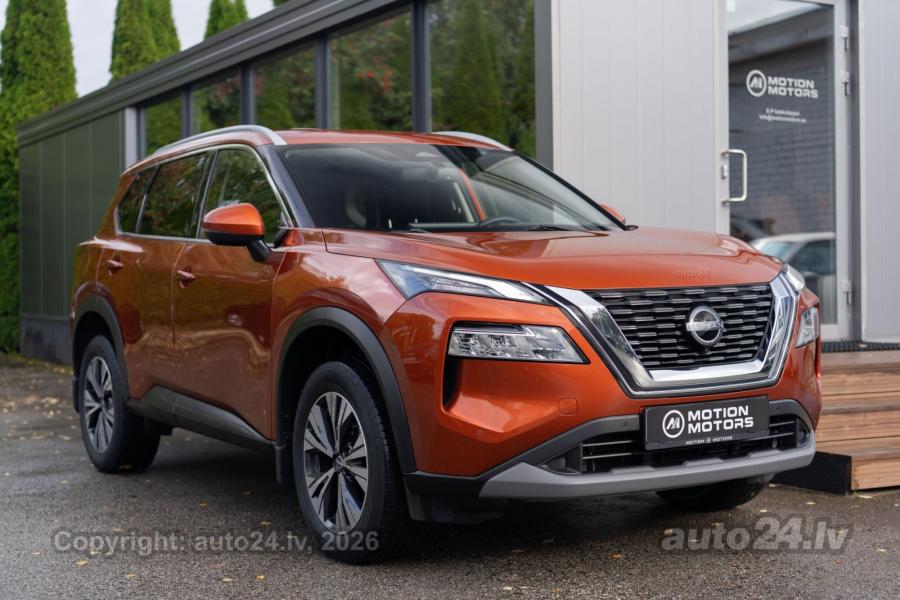 Orange Nissan X-Trail 2023 in Tallinn, with an engine capacity of 1.50 L and mileage of 33 thousand km for 27900 €, photo 1 on AUTOMOTO.COM.LV