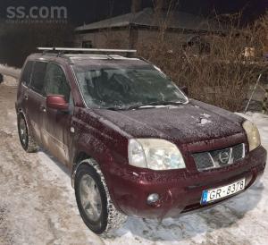 Red Nissan X-Trail 2005 in Jelgava, with an engine capacity of 2.50 L and mileage of 270 thousand km for 900 €, photo  on AUTOMOTO.COM.LV