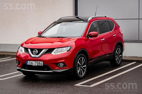 Red Nissan X-Trail 2014 in Riga, with an engine capacity of 1.60 L and mileage of 0 thousand km for 10250 €, photo 1 on AUTOMOTO.COM.LV