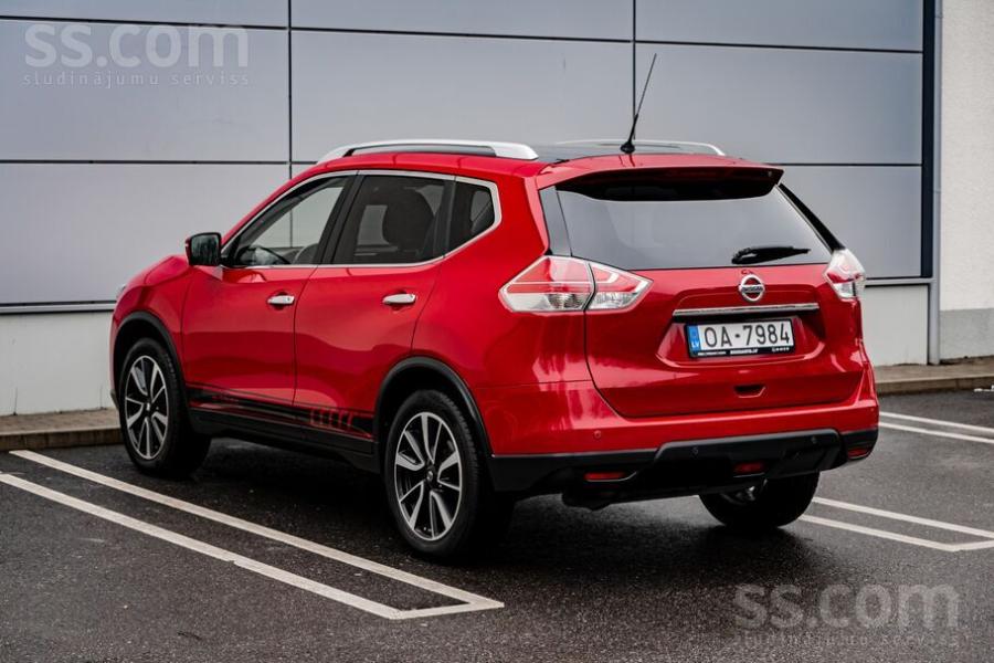 Red Nissan X-Trail 2014 in Riga, with an engine capacity of 1.60 L and mileage of 0 thousand km for 10250 €, photo 6 on AUTOMOTO.COM.LV