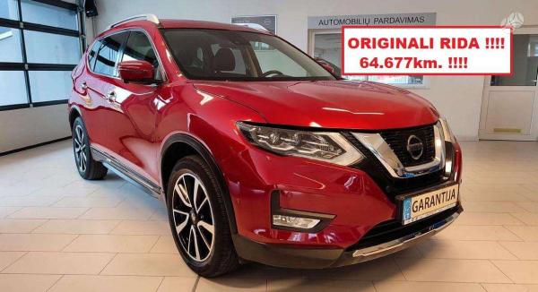 Sarkans Nissan X-Trail 2018 Šauļi, ar dzinēja tilpumu 1.60 L un nobraukumu 65 tūkst. km par 16600 €, foto 1 vietnē AUTOMOTO.COM.LV