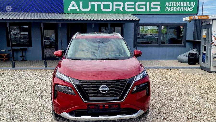 Red Nissan X-Trail 2023 in Kretinga, with an engine capacity of 1.50 L and mileage of 64 thousand km for 24499 €, photo 3 on AUTOMOTO.COM.LV