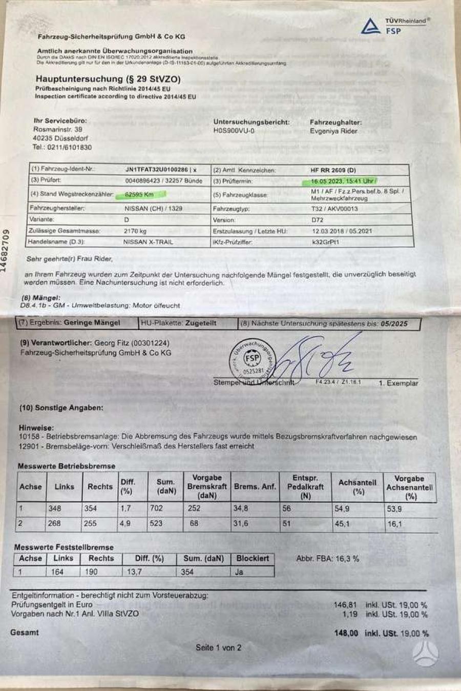 Белый Ниссан ИксТрейл 2018 в Шяуляй, объемом двигателя 1.60 л и пробегом 95 тыс. км за 15900 €, фото 32 на AUTOMOTO.COM.LV