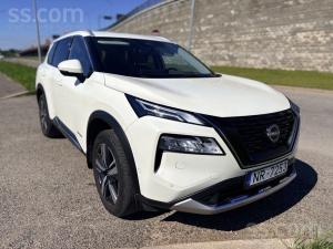 White Nissan X-Trail 2023 in Riga, with an engine capacity of 1.50 L and mileage of 41 thousand km for 33300 €, photo  on AUTOMOTO.COM.LV