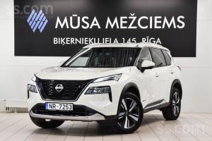 White Nissan X-Trail 2023 in Riga, with an engine capacity of 1.50 L and mileage of 41 thousand km for 32590 €, photo  on AUTOMOTO.COM.LV