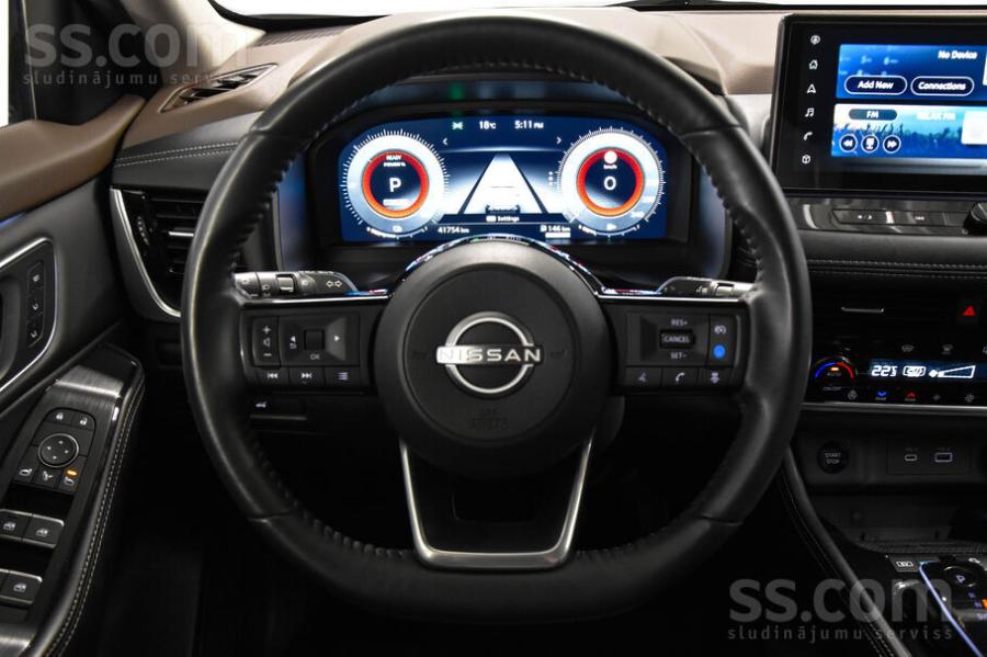 White Nissan X-Trail 2023 in Riga, with an engine capacity of 1.50 L and mileage of 41 thousand km for 32590 €, photo 23 on AUTOMOTO.COM.LV