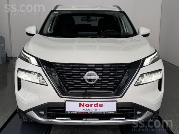 White Nissan X-Trail 2024 in Riga, with an engine capacity of 1.50 L and mileage of 28 thousand km for 36900 €, photo 1 on AUTOMOTO.COM.LV