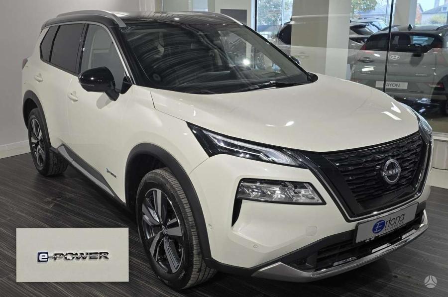 White Nissan X-Trail 2024 in Siauliai, with an engine capacity of 1.50 L and mileage of 26 thousand km for 32900 €, photo 1 on AUTOMOTO.COM.LV