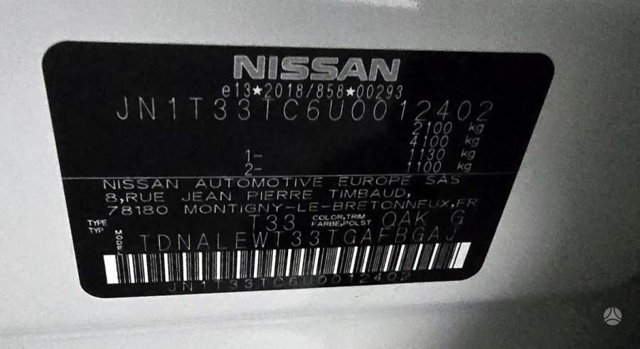 White Nissan X-Trail 2025 in Siauliai, with an engine capacity of 1.50 L and mileage of 12 thousand km for 27400 €, photo 32 on AUTOMOTO.COM.LV