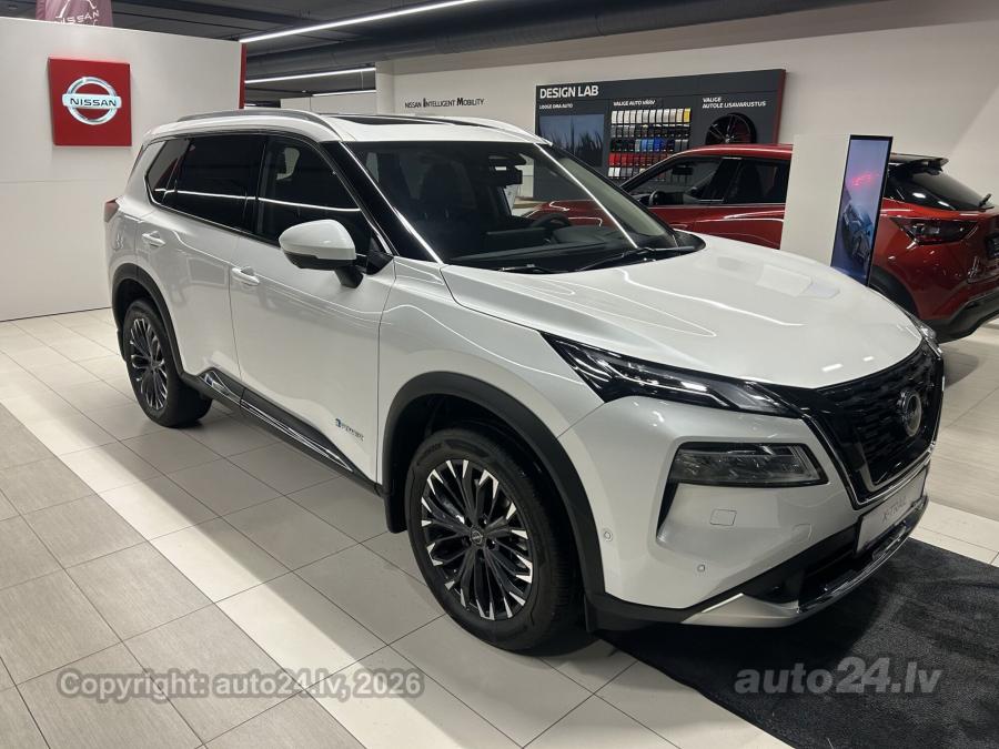 White Nissan X-Trail 2026 in Tartu, with an engine capacity of 1.50 L and mileage of 2 thousand km for 47390 €, photo 1 on AUTOMOTO.COM.LV