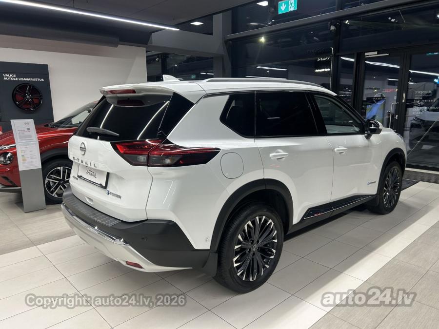 White Nissan X-Trail 2026 in Tartu, with an engine capacity of 1.50 L and mileage of 2 thousand km for 47390 €, photo 4 on AUTOMOTO.COM.LV