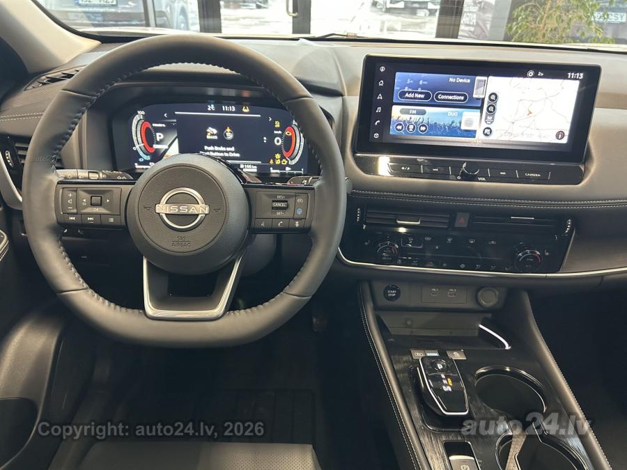 White Nissan X-Trail 2026 in Tartu, with an engine capacity of 1.50 L and mileage of 2 thousand km for 47390 €, photo 7 on AUTOMOTO.COM.LV
