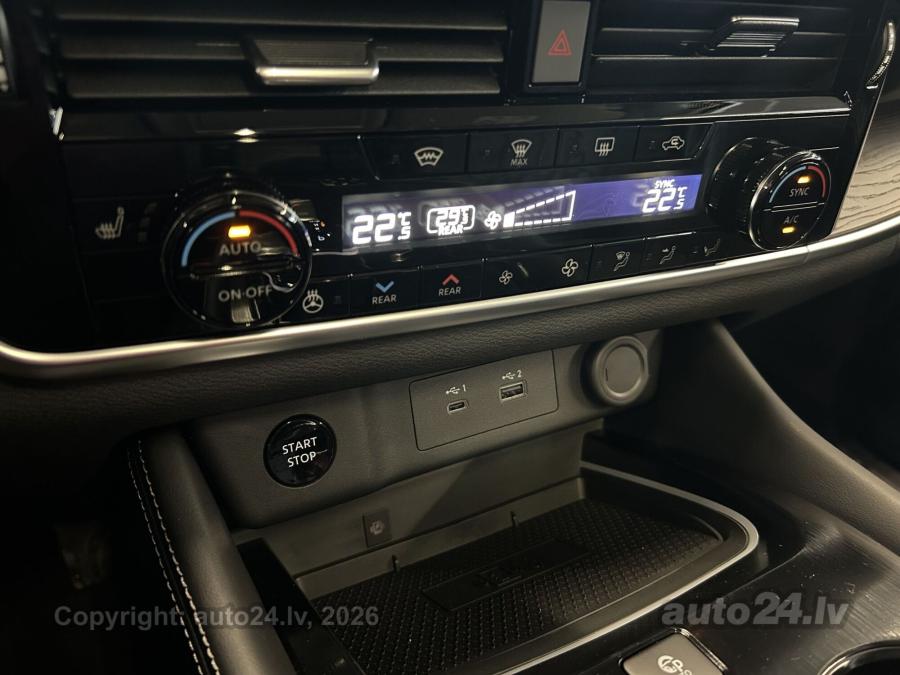 White Nissan X-Trail 2026 in Tartu, with an engine capacity of 1.50 L and mileage of 2 thousand km for 47390 €, photo 12 on AUTOMOTO.COM.LV