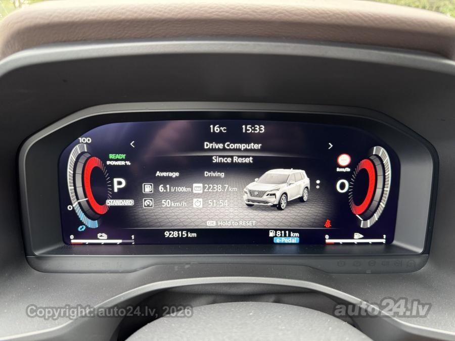 White Nissan X-Trail 2023 in Tallinn, with an engine capacity of 1.50 L and mileage of 93 thousand km for 31000 €, photo 9 on AUTOMOTO.COM.LV
