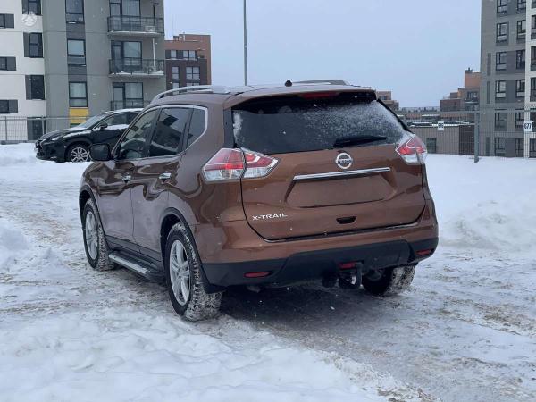 Yellow Nissan X-Trail 2015 in Vilnius, with an engine capacity of 1.60 L and mileage of 190 thousand km for 8400 €, photo 10 on AUTOMOTO.COM.LV