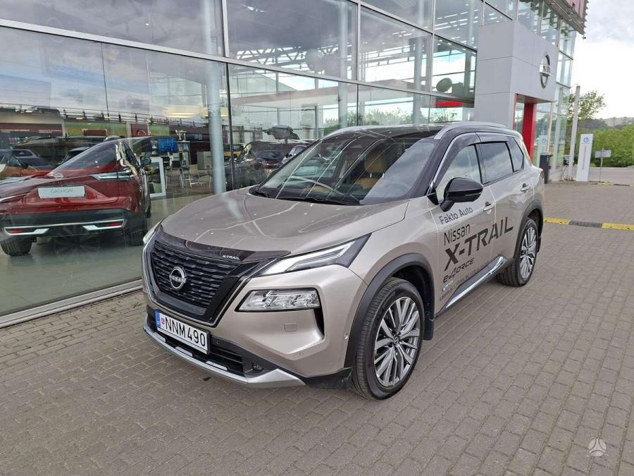 Dzeltens Nissan X-Trail 2025 Viļņa, ar dzinēja tilpumu 1.50 L un nobraukumu 9 tūkst. km par 46900 €, foto 1 vietnē AUTOMOTO.COM.LV