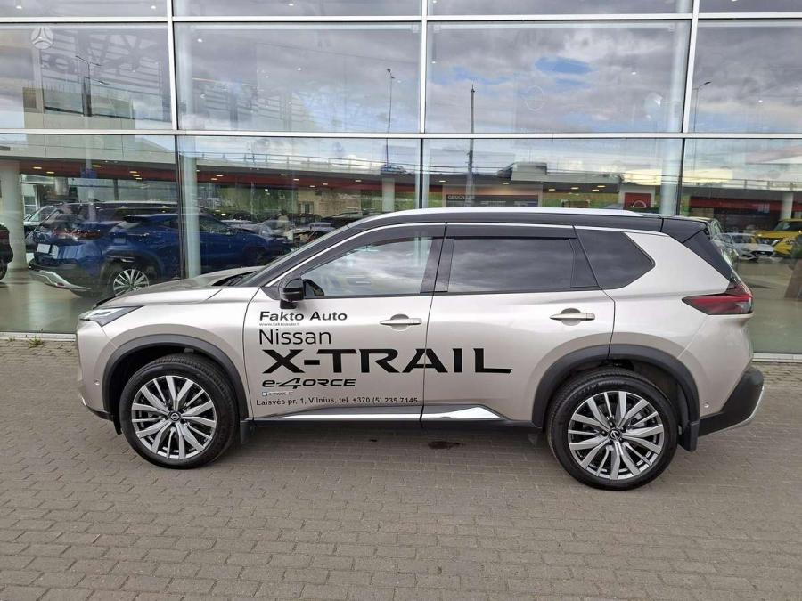 Dzeltens Nissan X-Trail 2025 Viļņa, ar dzinēja tilpumu 1.50 L un nobraukumu 9 tūkst. km par 46900 €, foto 3 vietnē AUTOMOTO.COM.LV