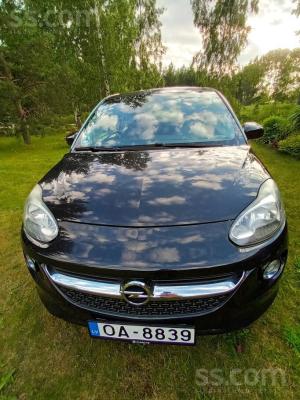 Black Opel Adam 2013 in Riga, with an engine capacity of 1.20 L and mileage of 242 thousand km for 2950 €, photo 7 on AUTOMOTO.COM.LV